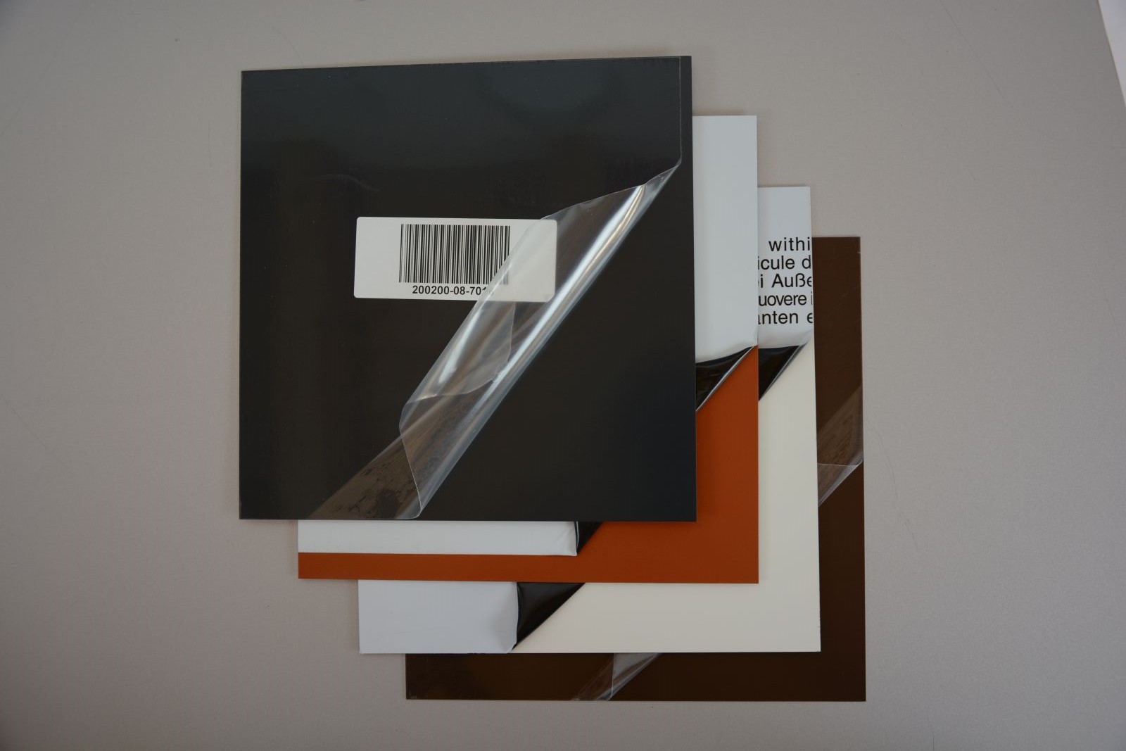 Alu Zuschnitt, Größe: 400 x 750 x 0,8 mm, verschiedene Farben ...